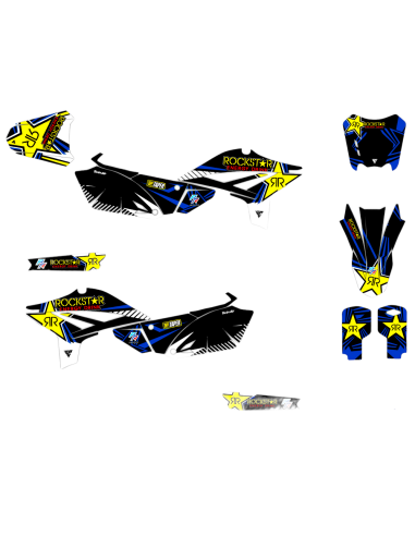 Kit déco APOLLO Y RACING ROCKSTAR Dirt bike