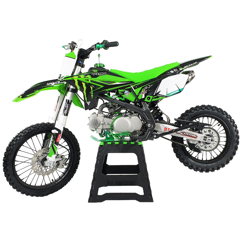 Pit bike APOLLO Y140 3-C 140cc 17/14" "édition MONSTER" Verte
