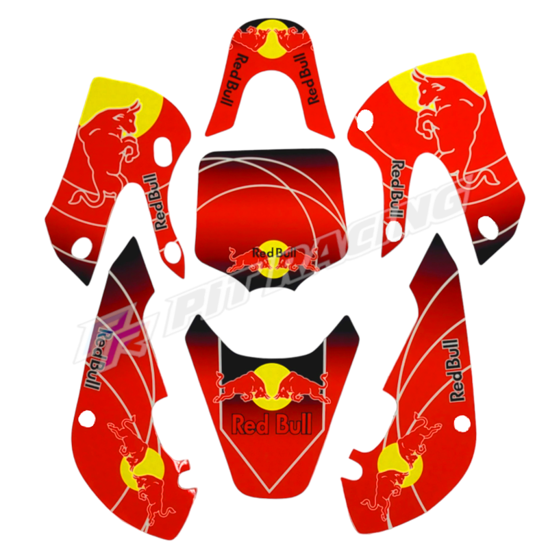 Kit déco KLX Red bull Dirt bike / Pit bike