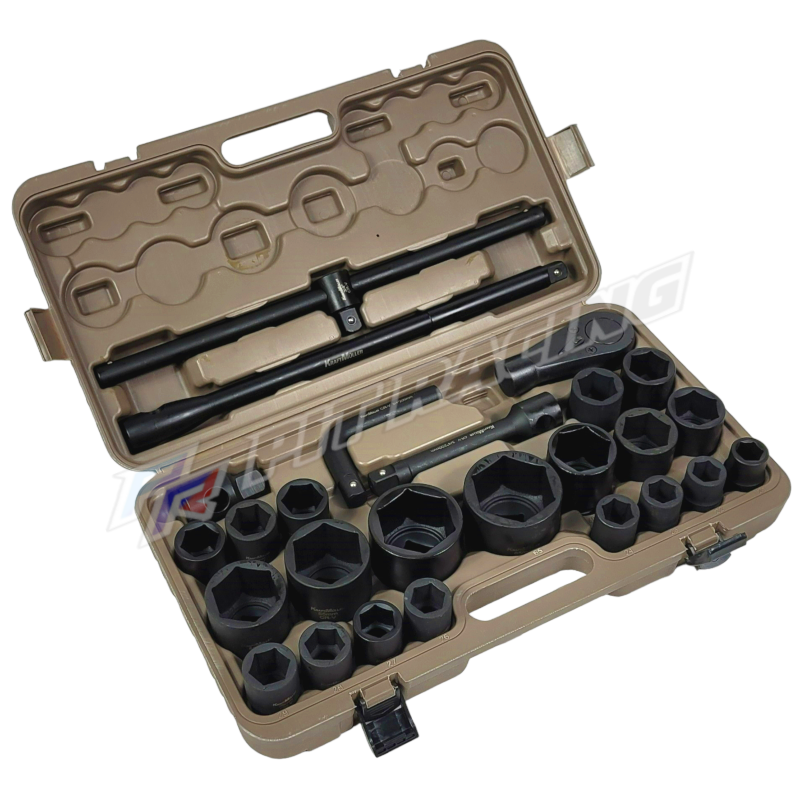 Coffret à cliquets + douille Poids lourd PL 26 pièces 3/4 KRAFTMULLER renforcé 6 pans