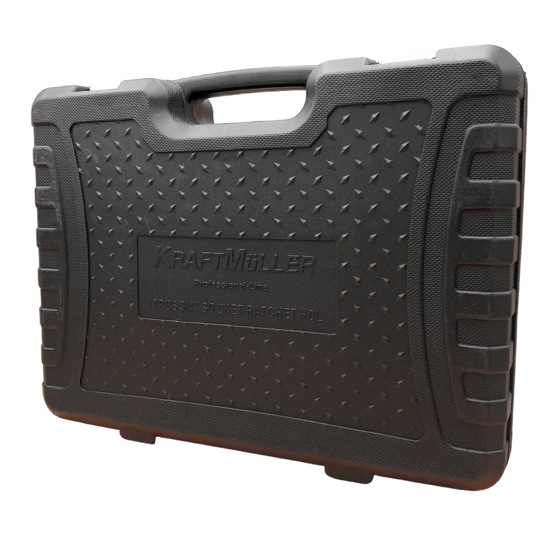 COFFRET CLIQUET ET DOUILLES POIDS LOURD 16 PIÈCES KRAFTMULLER