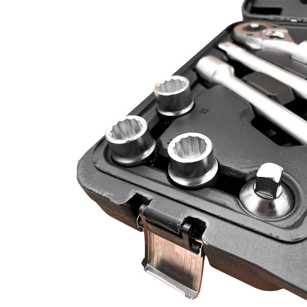 COFFRET CLIQUET ET DOUILLES POIDS LOURD 16 PIÈCES KRAFTMULLER