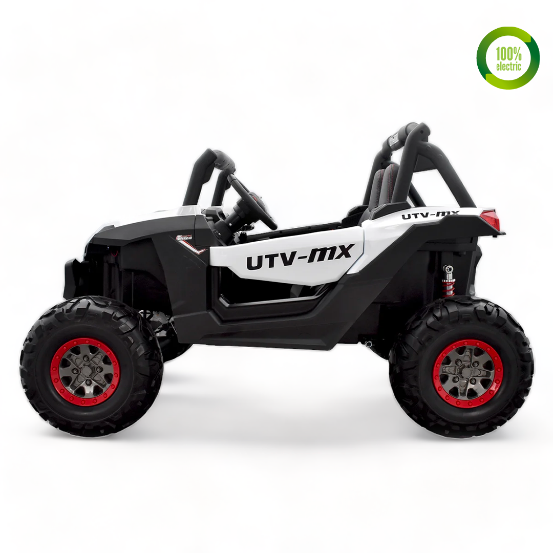 Buggy enfant électrique utv mx raptor 4wd BLANC