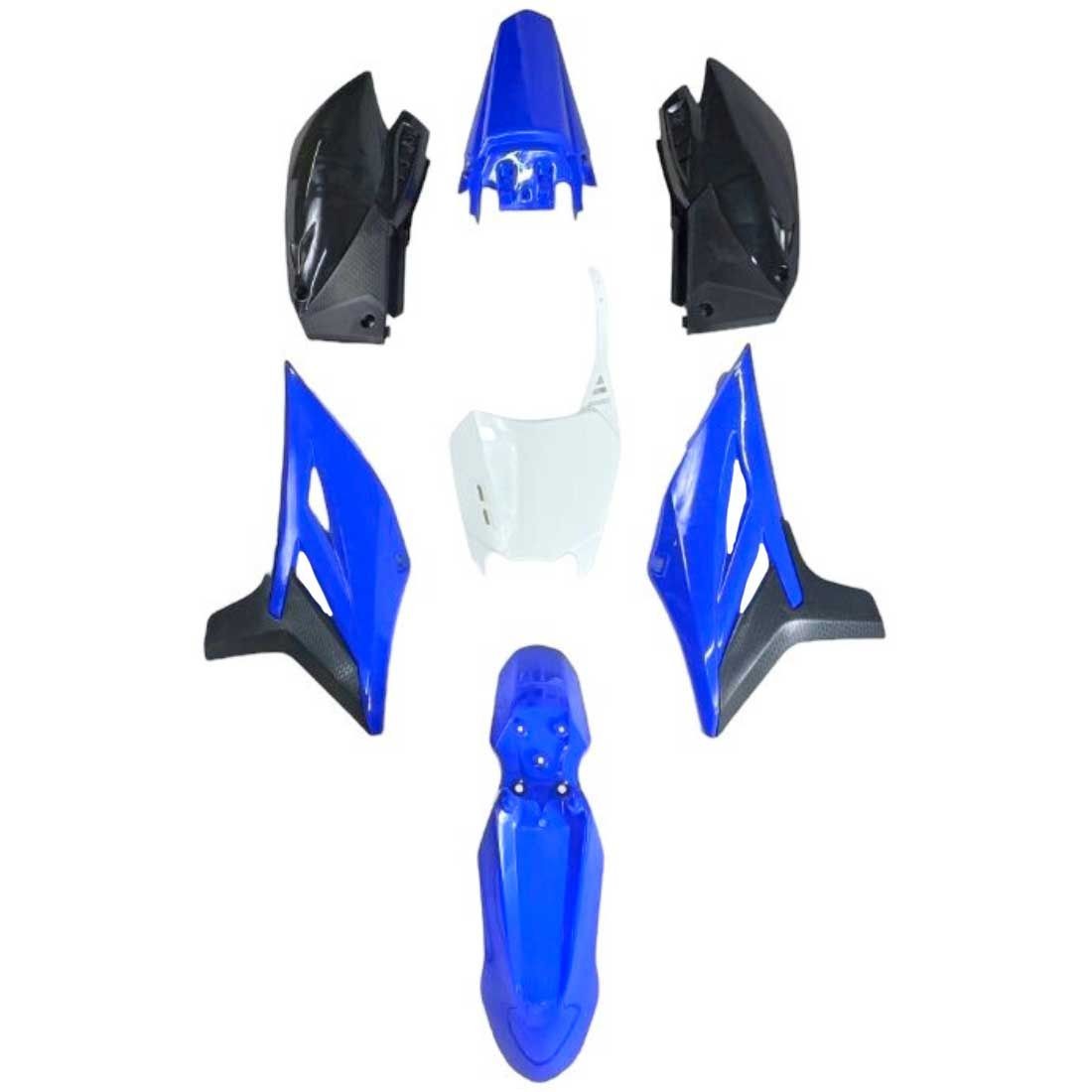 CARÉNAGE BLEU KRAFTMULLER KFR / APOLLO RACING Y-3C DIRT BIKE / PIT BIKE